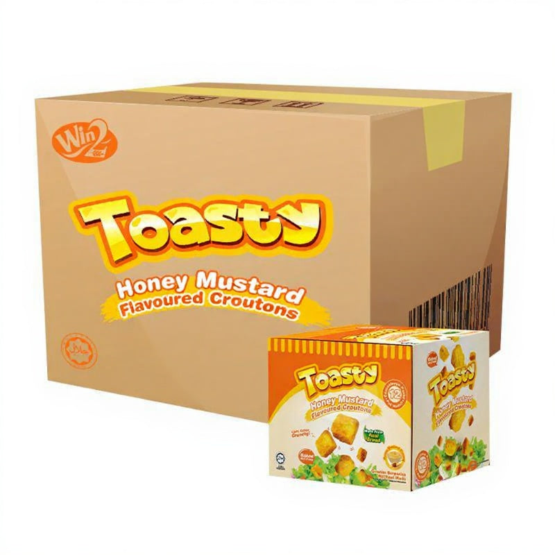 Toasty Croutons Honey Mustard Crispy Bread 40g (Carton) – Winmart
