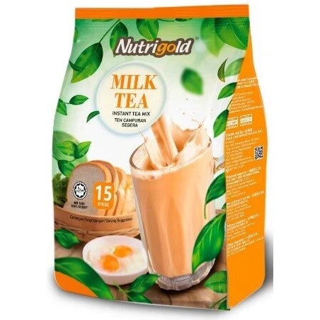 Nutrigold 3-in-1 Milk Tea – 15's x 30g – Winmart